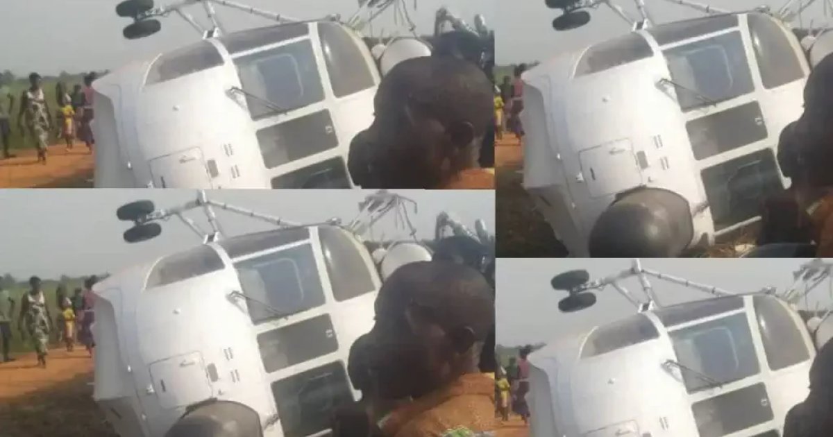 Bénin: crash d'un hélicoptère militaire à Zè - Bénin Web TV